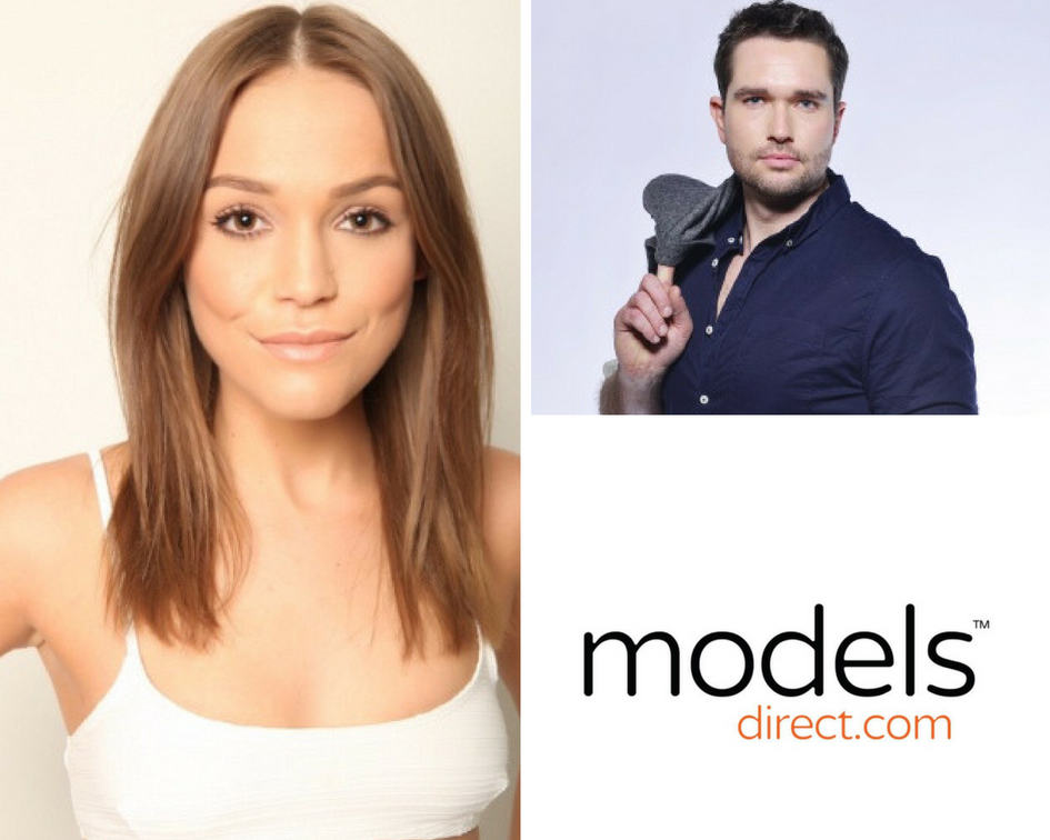 Natural Chemistry on screen for Models Alicia & Terry – Models Direct